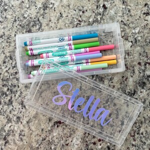 Personalized Marker Box - Etsy