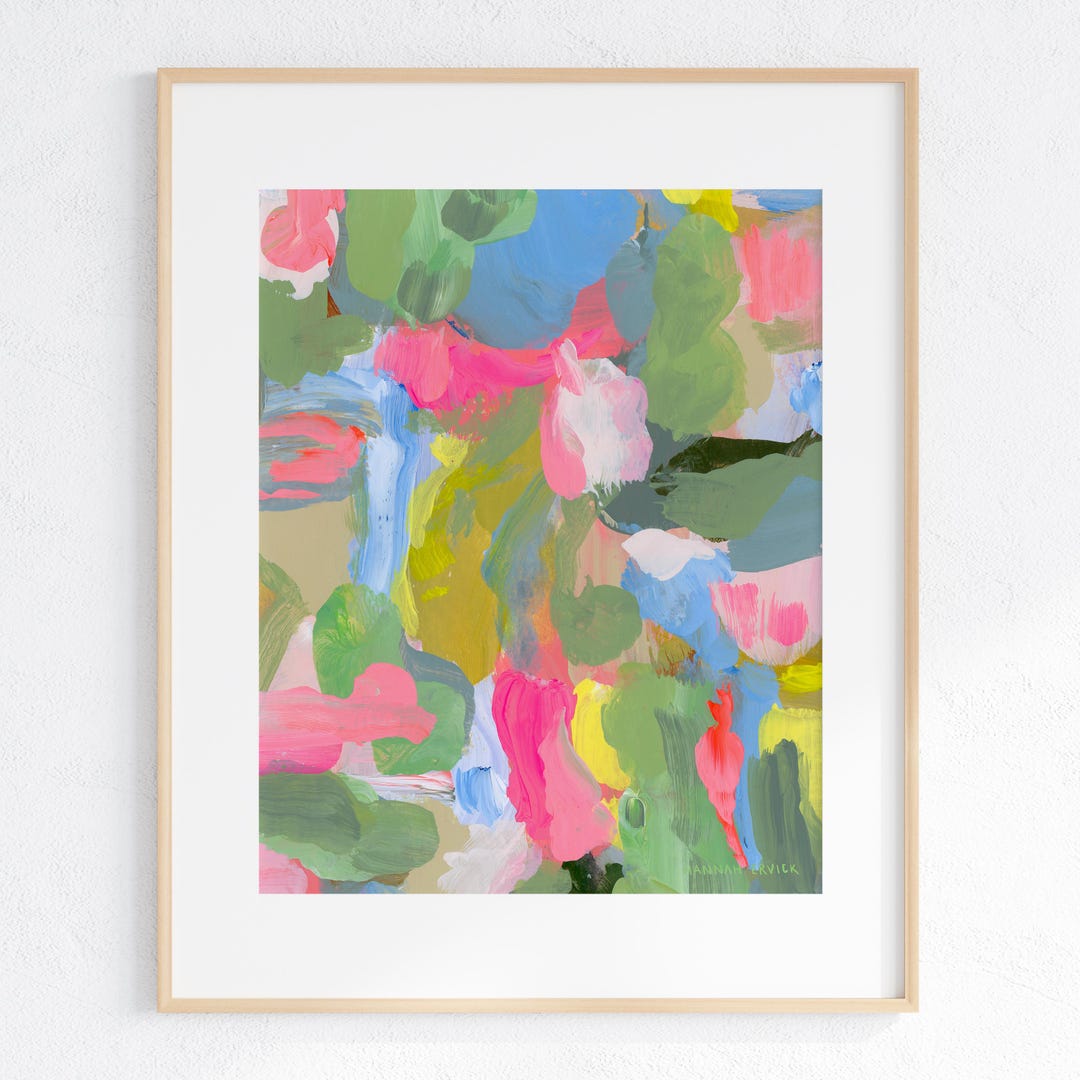 Finding Your Light - Abstract Giclee Fine Art Print - Colorful Coastal ...