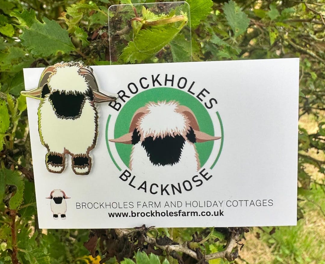 Valais Blacknose Sheep Enamel Pin Badge - Etsy