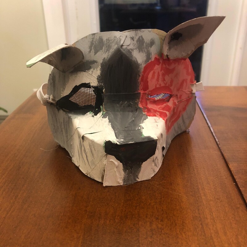 Therian Raccoon Mask - Etsy