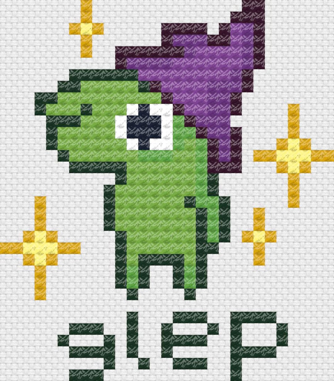 Glep Smiling Friends Cross Stitch PDF Pattern - Embroidery, DIY - Etsy