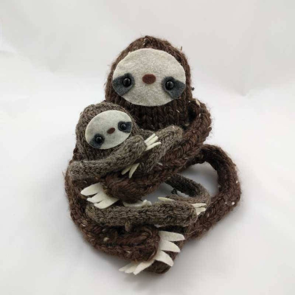 Jumbo Sloth Knit Toy - Etsy