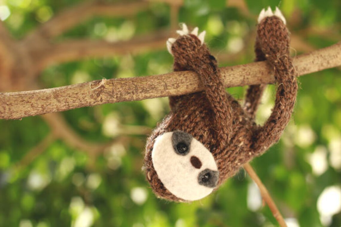 Snuggly Sloth PDF Knitting Pattern - Etsy