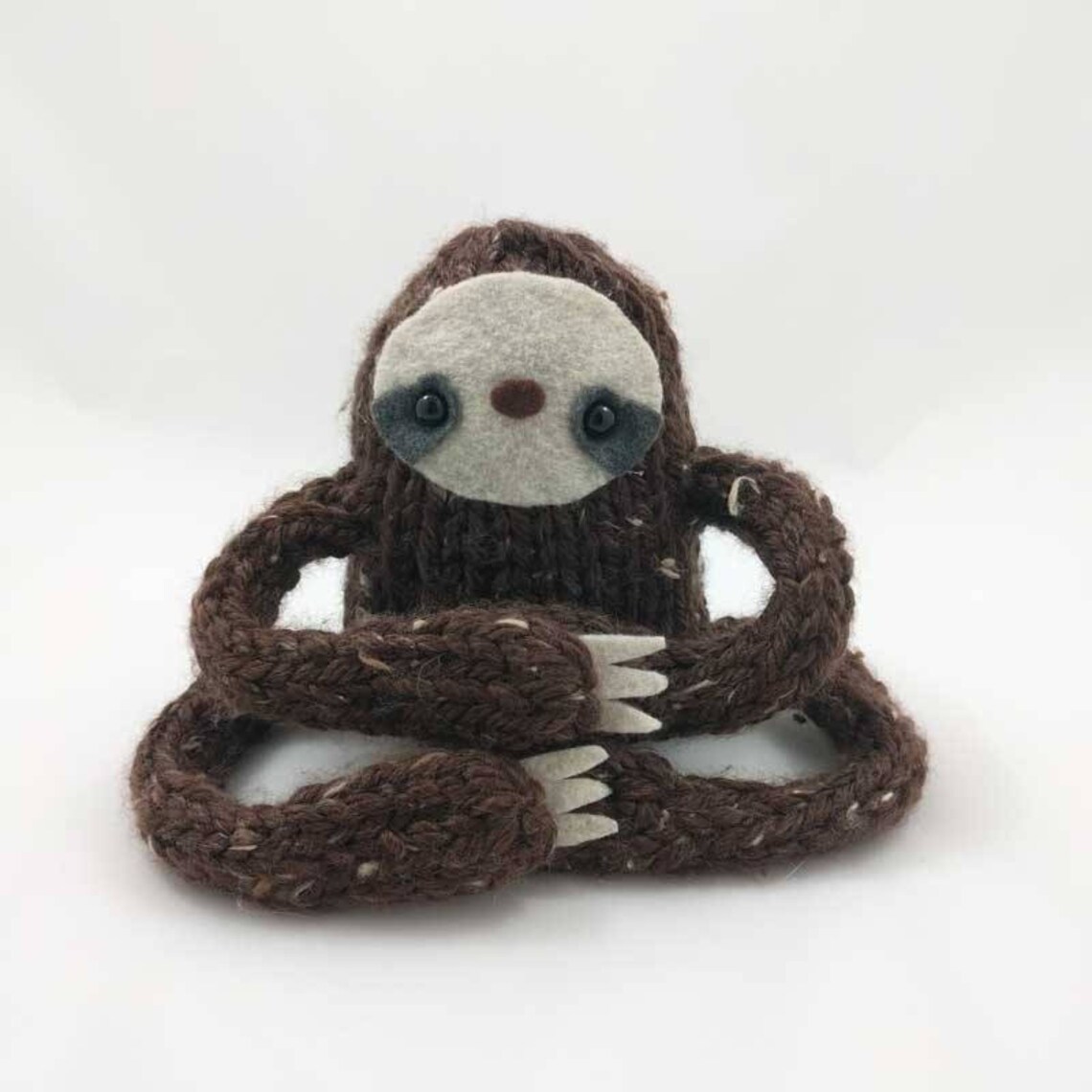 Jumbo Sloth Knit Toy - Etsy