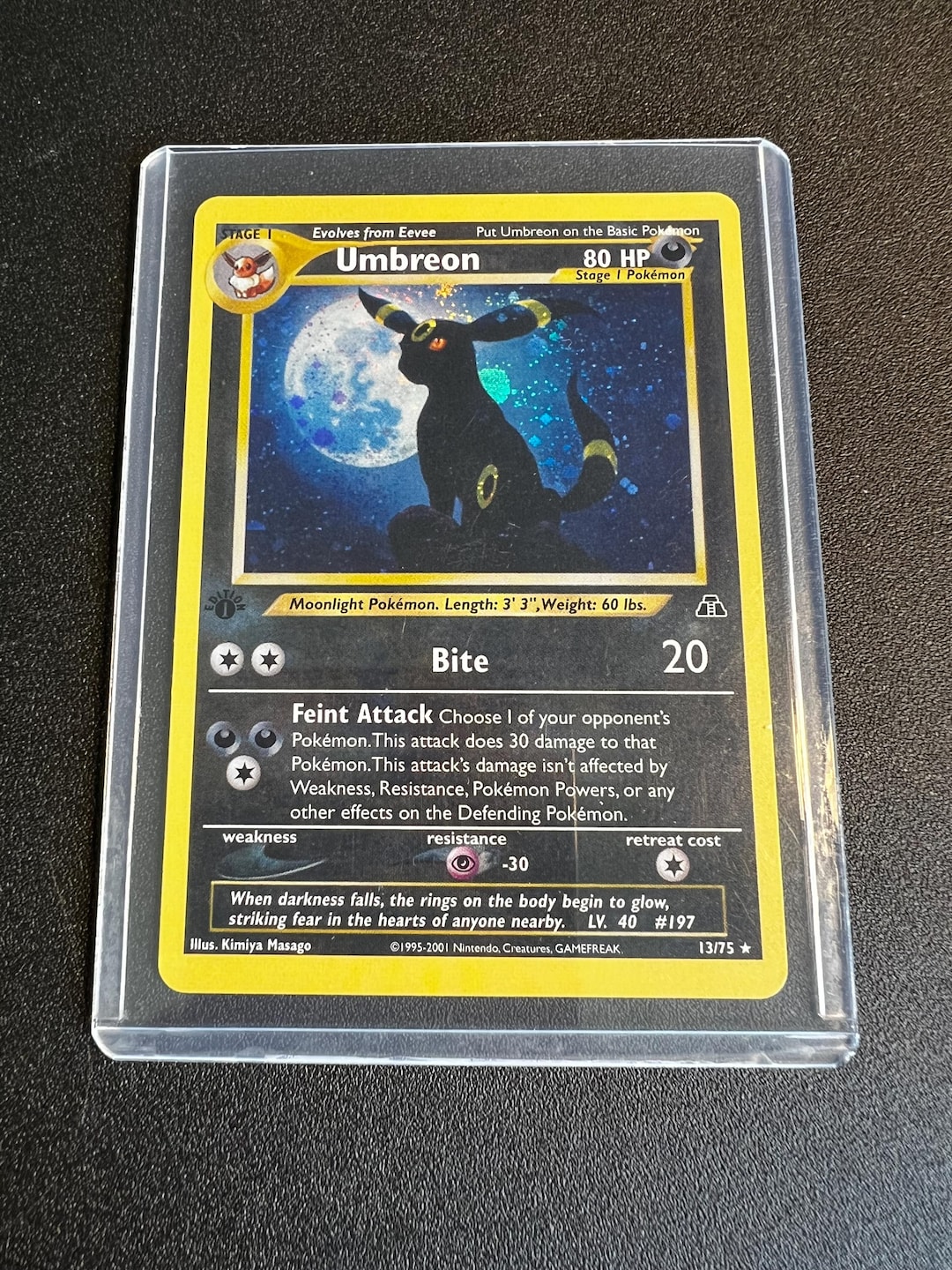First Edition Umbreon Neo Discovery PROXY Card - Etsy UK