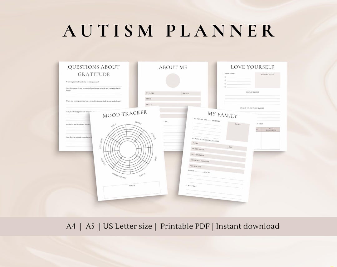 Autism Planner | Autism Worksheets | Autism Awareness | Autism | Kids ...