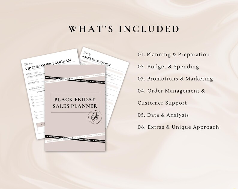 Black Friday Sales Planner | Black Friday Planner | Printable Planner ...