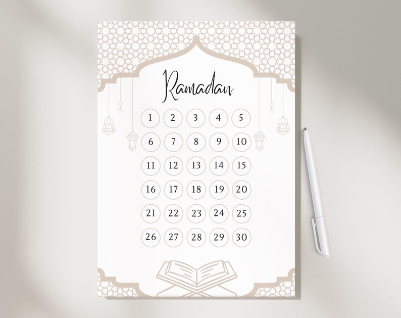 Ramadan Calendar | Ramadan Countdown | Ramadan Decor | Ramadan ...