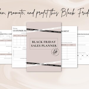 Black Friday Sales Planner | Black Friday Planner | Printable Planner ...