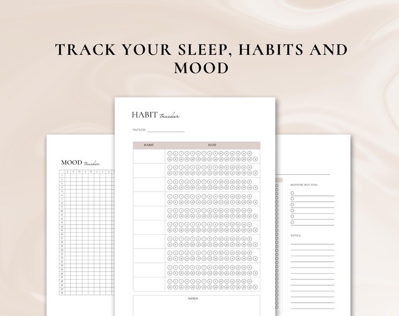 Mindfulness Planner - Printable Planner - Demure - Etsy