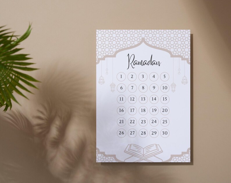 Ramadan Calendar | Ramadan Countdown | Ramadan Decor | Ramadan ...