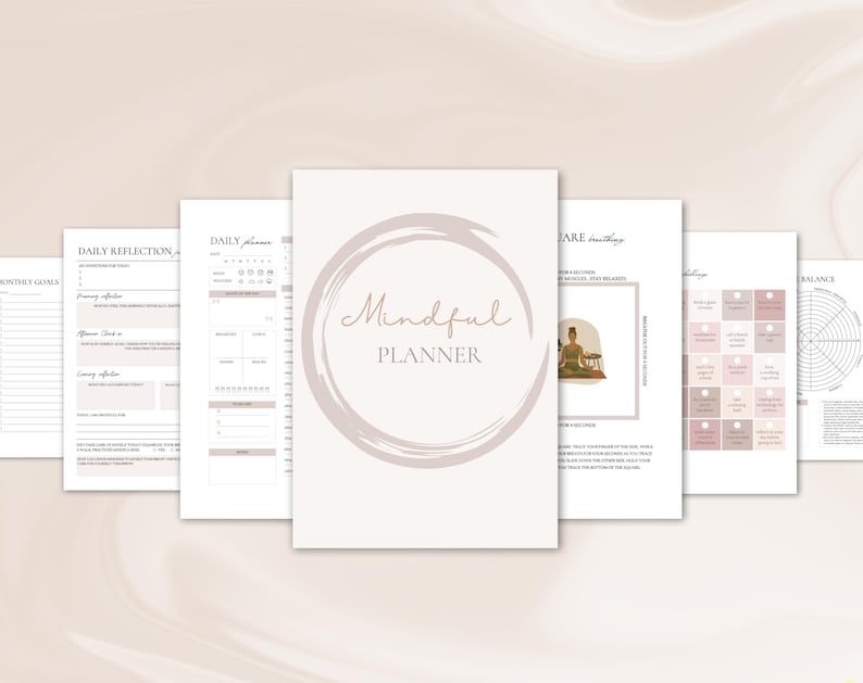 Mindfulness Planner - Printable Planner - Demure - Etsy