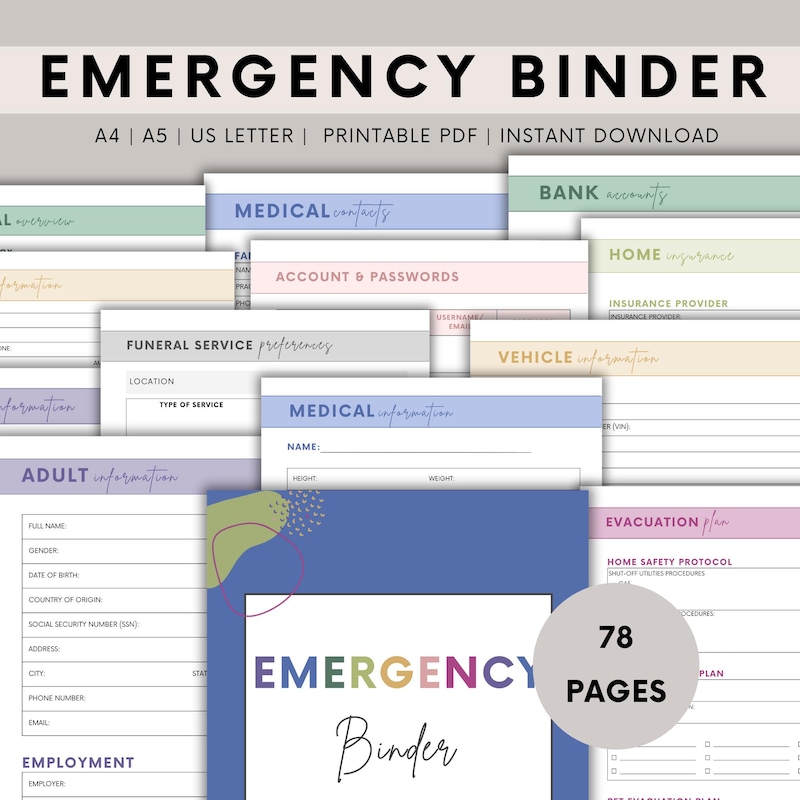 Life Binder - Etsy