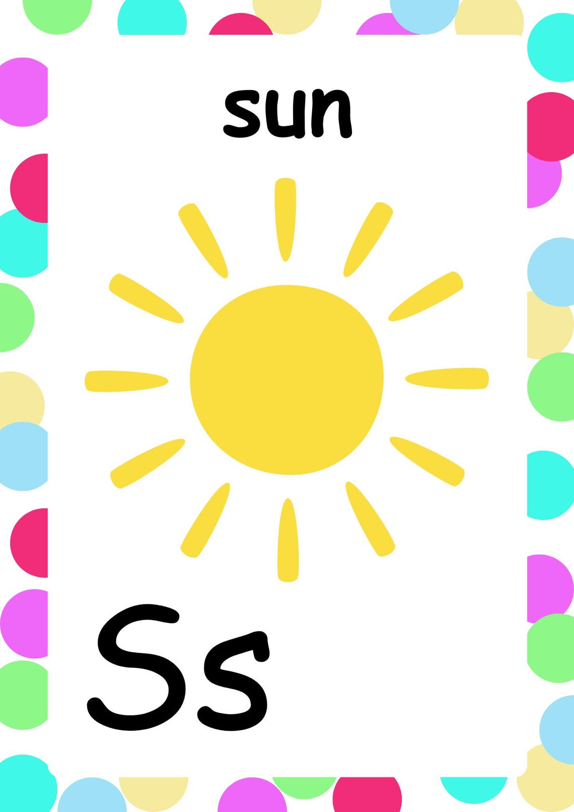 Alphabet Cards - English (A4, A5 & A6 Flashcards) - Etsy