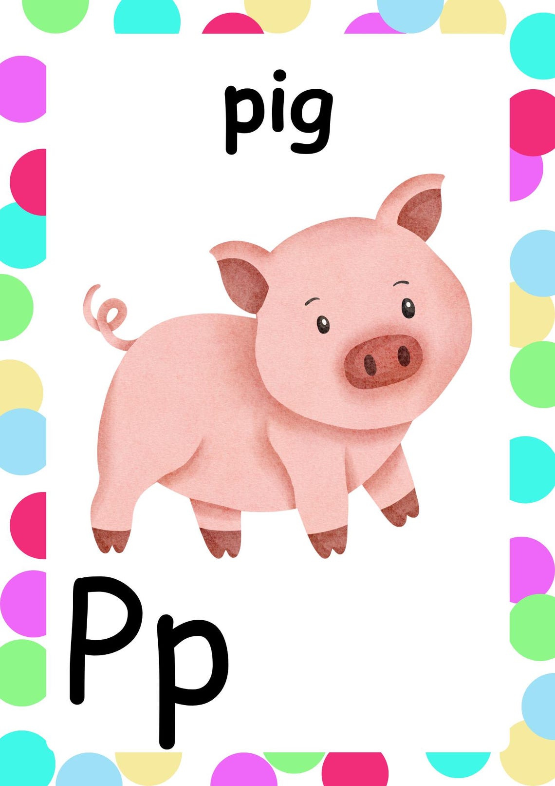 Alphabet Cards - English (A4, A5 & A6 Flashcards) - Etsy