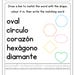 Colours & Shapes Worksheets - Spanish - Etsy
