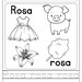 Colours & Shapes Worksheets - Spanish - Etsy