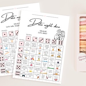 Date Night Dice | Printable | Relationship Gifts | Date Night Ideas ...