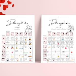 Date Night Dice | Printable | Relationship Gifts | Date Night Ideas ...