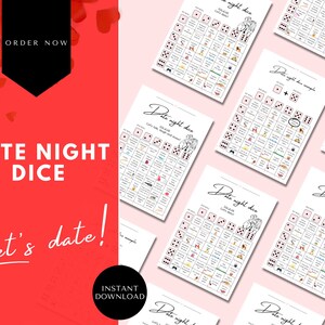 Date Night Dice | Printable | Relationship Gifts | Date Night Ideas ...
