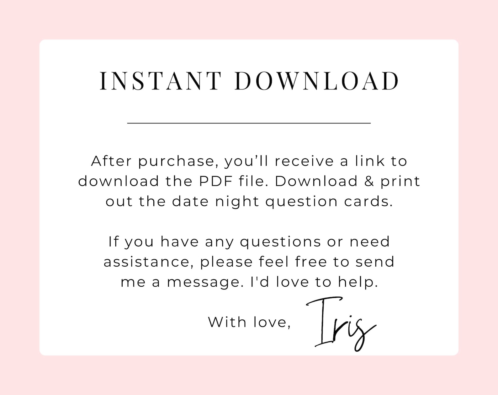 150+ Date Night Question Cards | Printable | Couples Questions ...