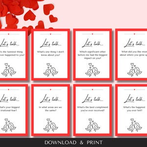 150 Date Night Question Cards Printable Couples Questions Conversation ...