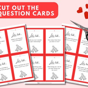 150 Date Night Question Cards Printable Couples Questions Conversation ...