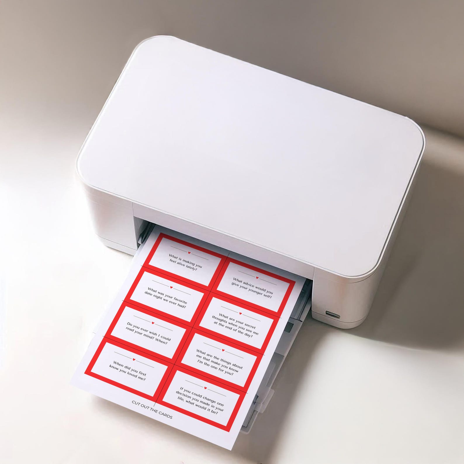 150+ Date Night Question Cards | Printable | Couples Questions ...