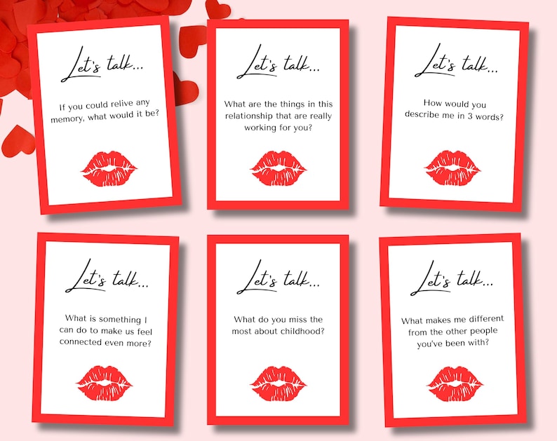 150+ Date Night Question Cards | Printable | Couples Questions ...