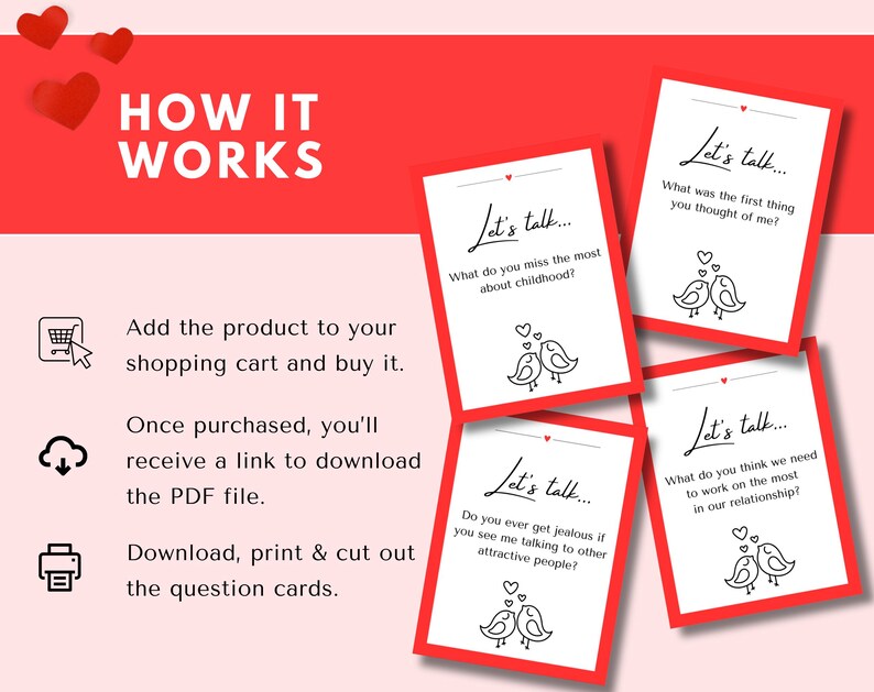 150 Date Night Question Cards Printable Couples Questions Conversation ...