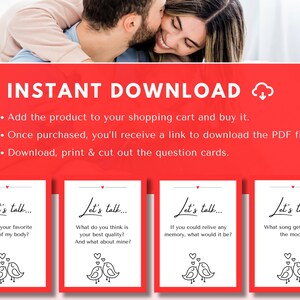 150 Date Night Question Cards Printable Couples Questions Conversation ...