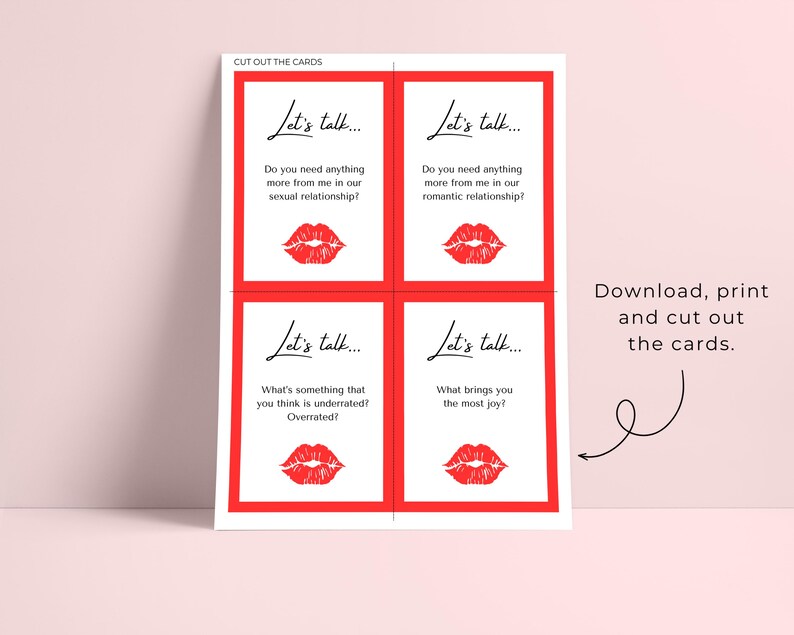 150+ Date Night Question Cards | Printable | Couples Questions ...