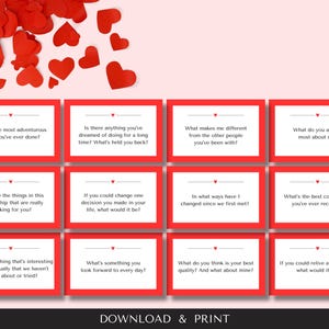 150+ Date Night Question Cards | Printable | Couples Questions ...