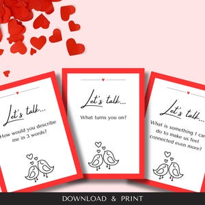 150 Date Night Question Cards Printable Couples Questions Conversation ...