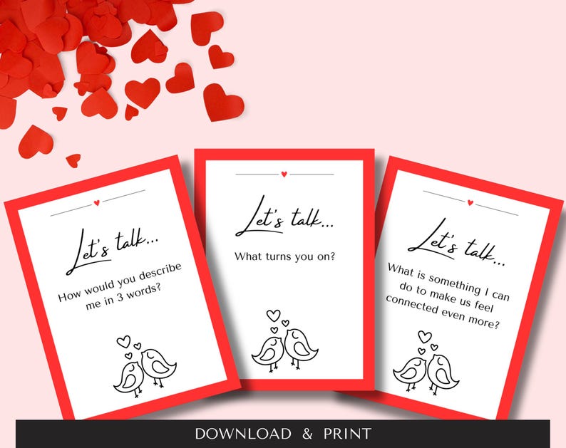 150 Date Night Question Cards Printable Couples Questions Conversation ...