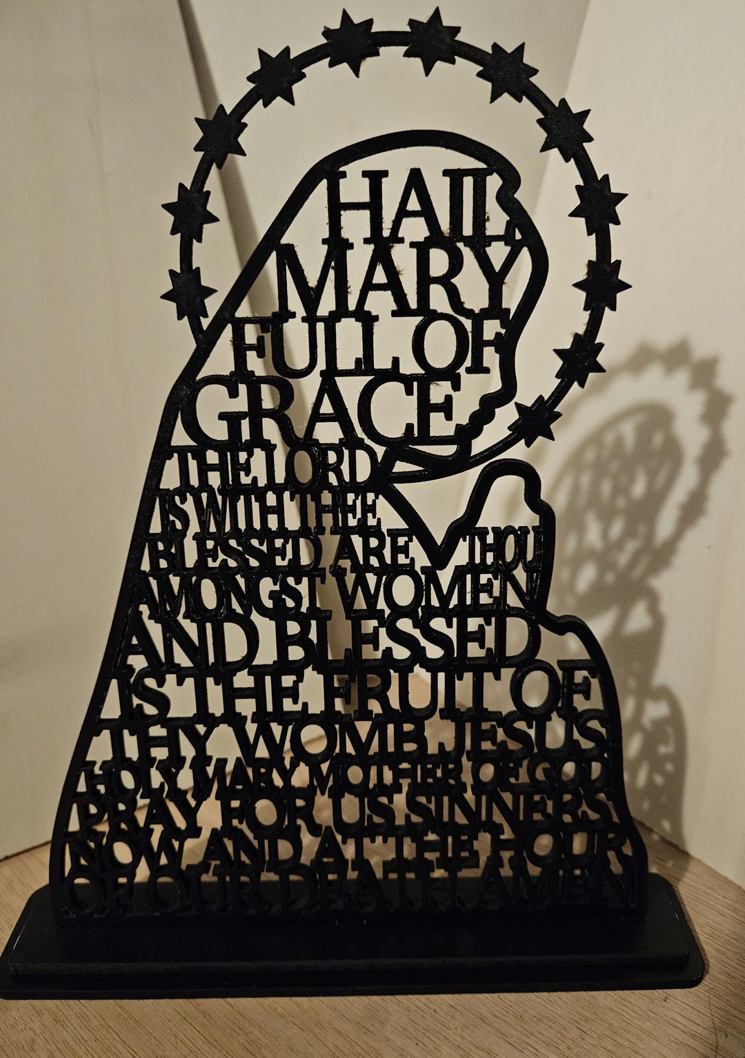 Hail Mary, Ave Maria Prayer, Ornament, Catholic, Religious ...