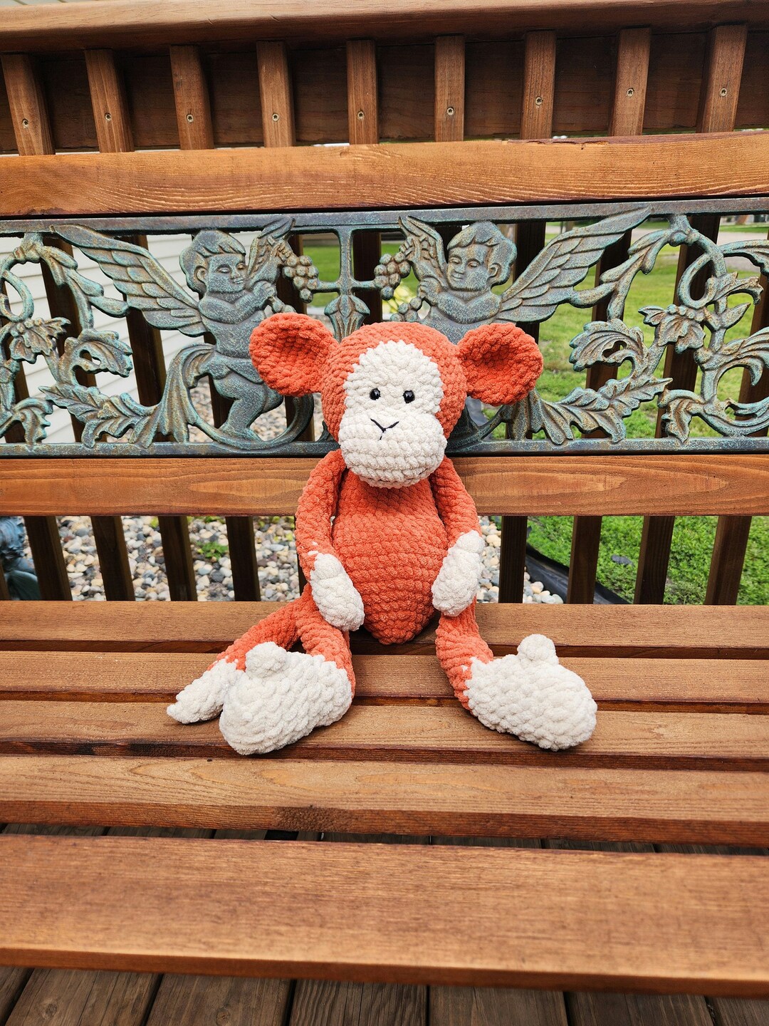 Huggable Monkey Plushie Stuffed Animal - Etsy