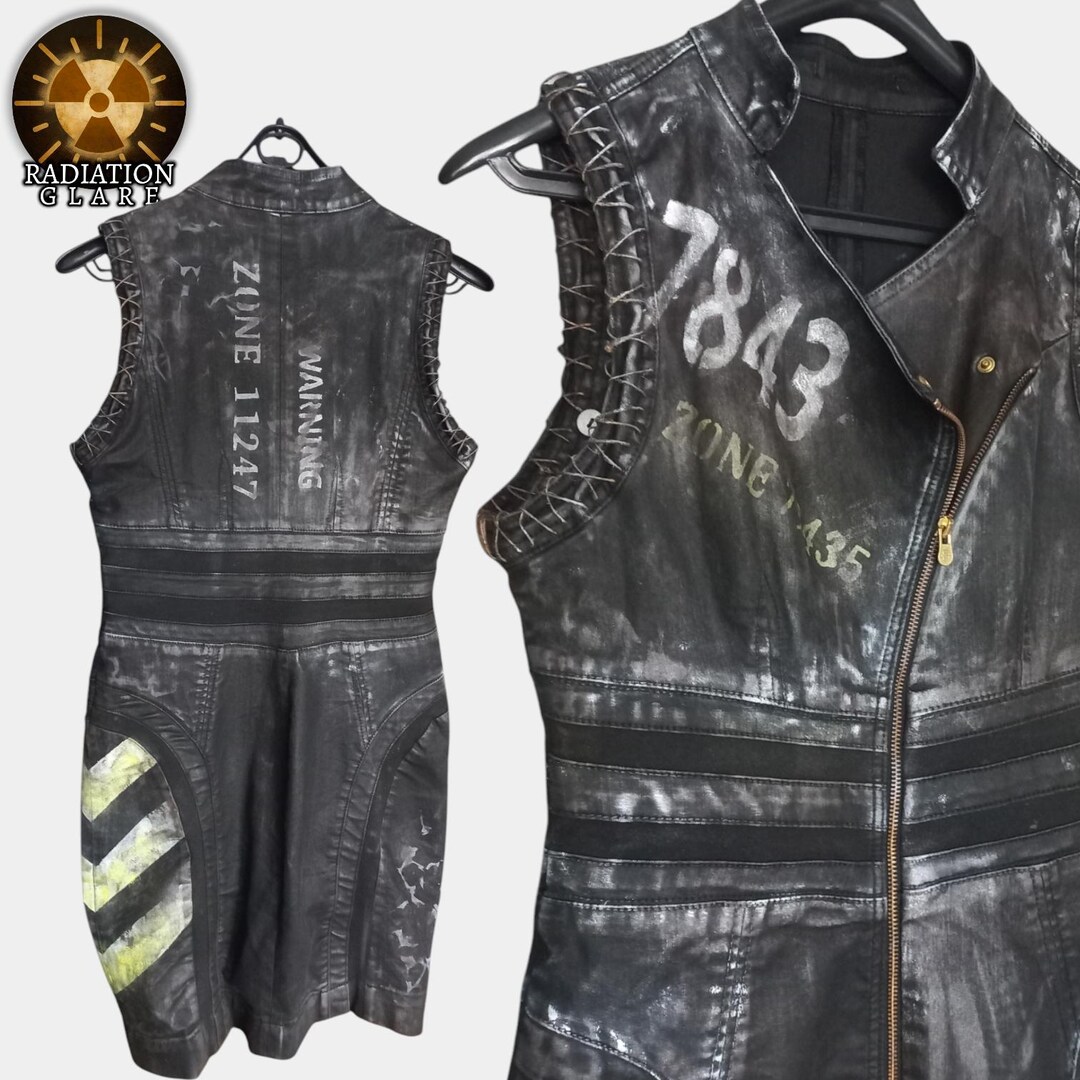 Dress in Post-apocalyptic Style - "border of the Wasteland". - Etsy