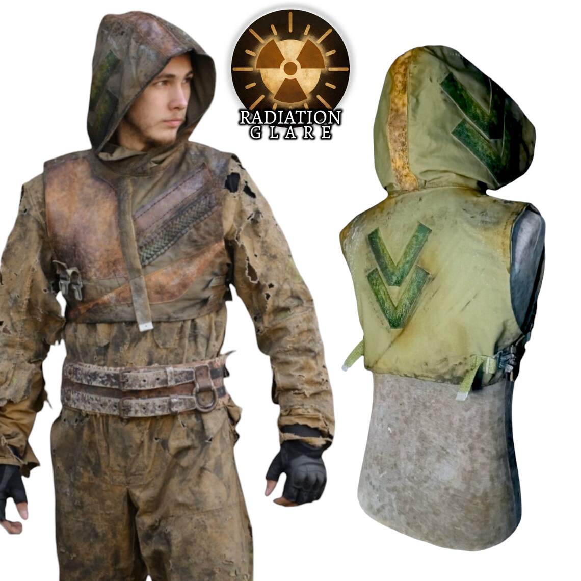 Post-apocalyptic Vest With a Wide Hood Metro Stalker Wasteland Madmax Fallout - Etsy