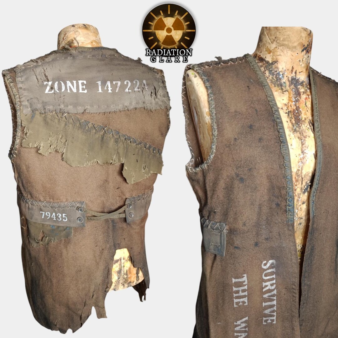 Post-apocalyptic Vest "wasteland Guardian" in Wasteland Style - Etsy