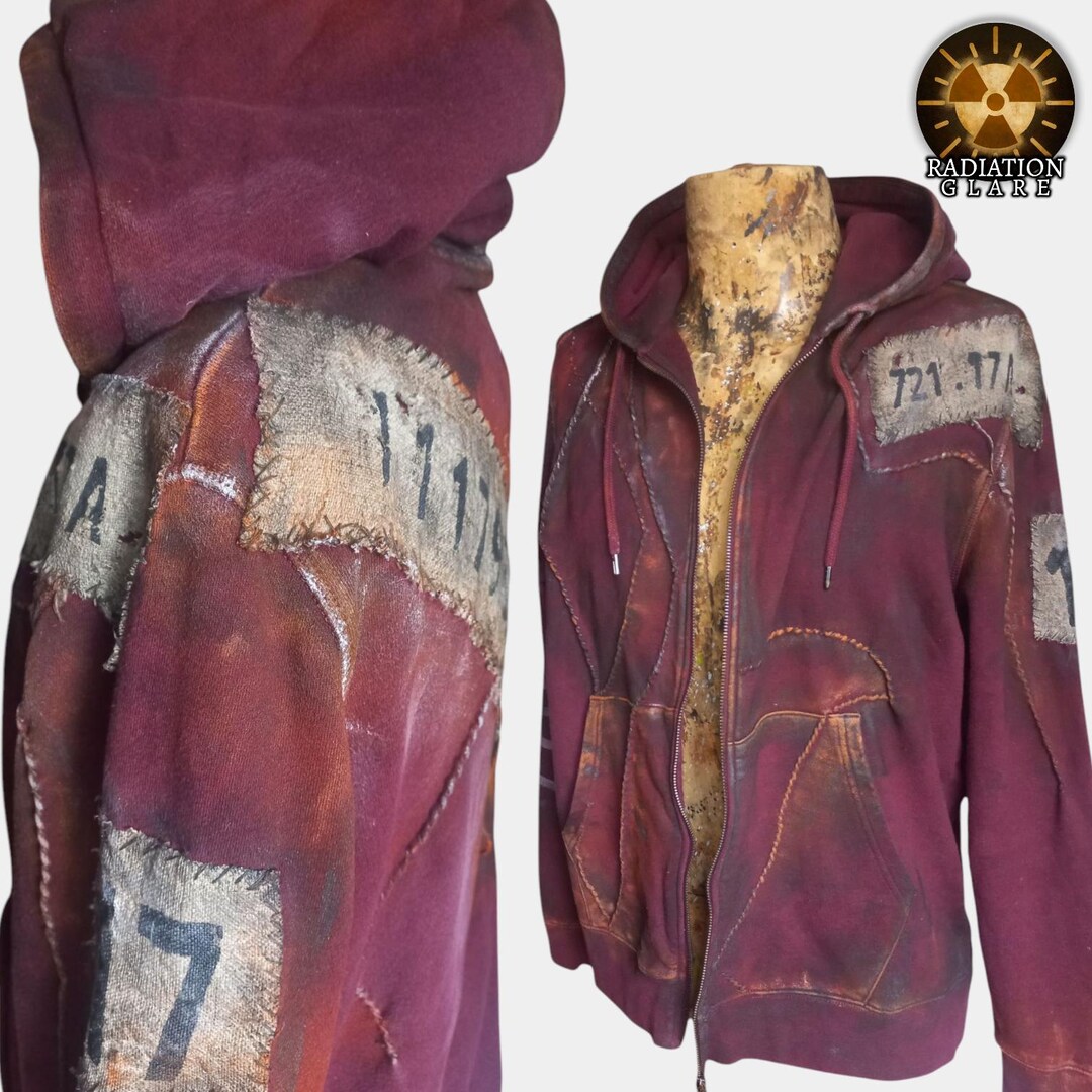 Post-apocalyptic Hoodie "embers of the Wasteland" in Mad Max - Stalker ...