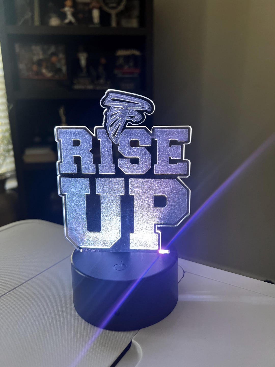 Custom Atlanta Falcons LED Desk Sign - Etsy