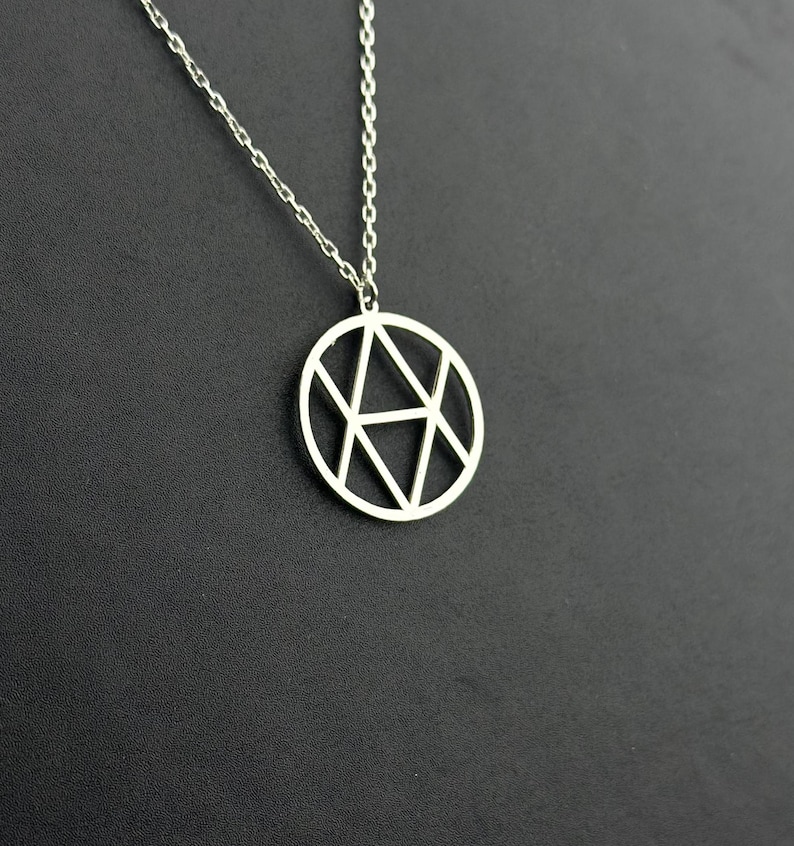 Custom 18K Gold Name Logo Necklace - Unique Personalized Initial ...