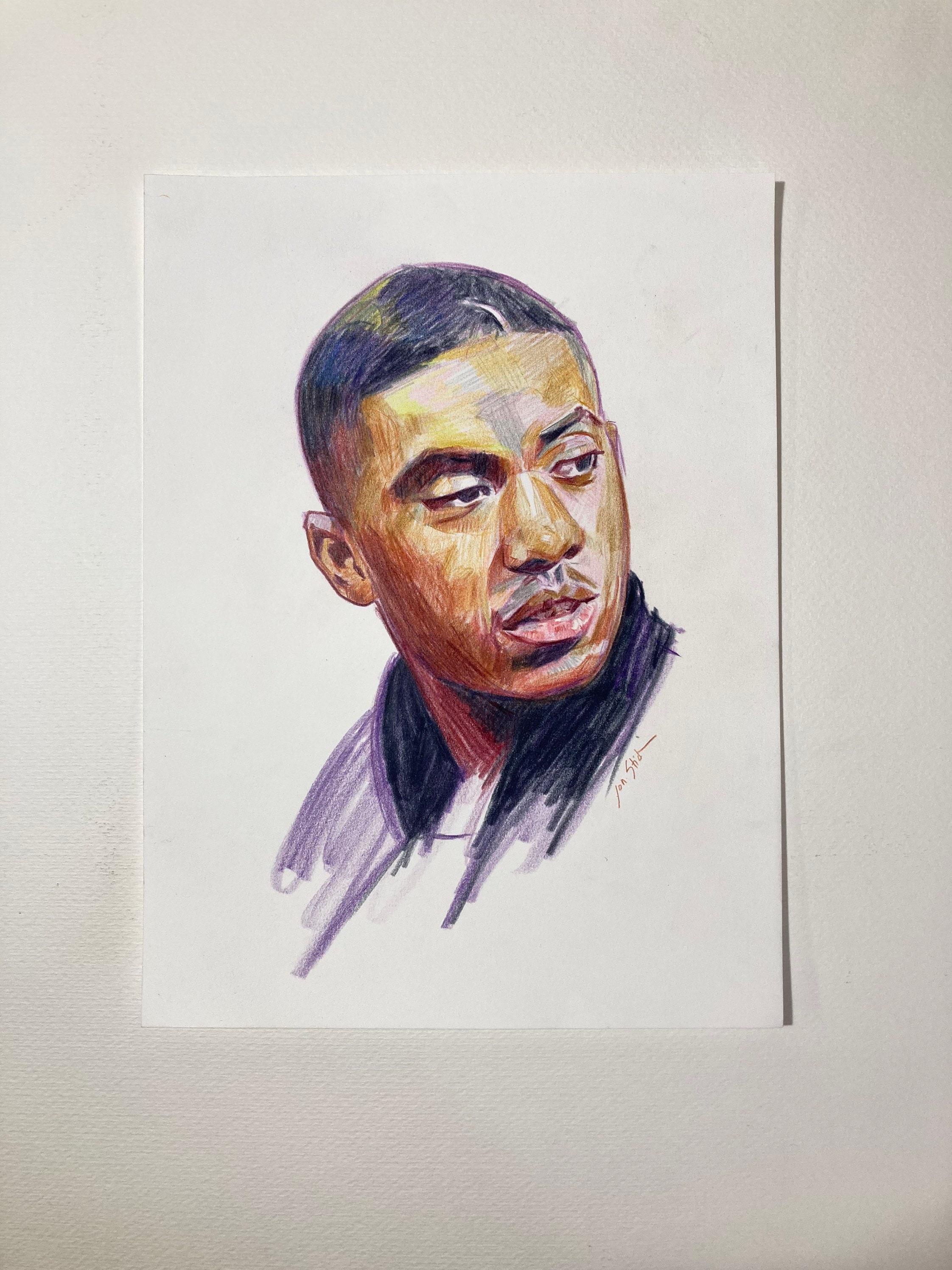 Art & Collectibles Colored Pencil Pencil JANUARY 1995 D BURNHAM Porch ...