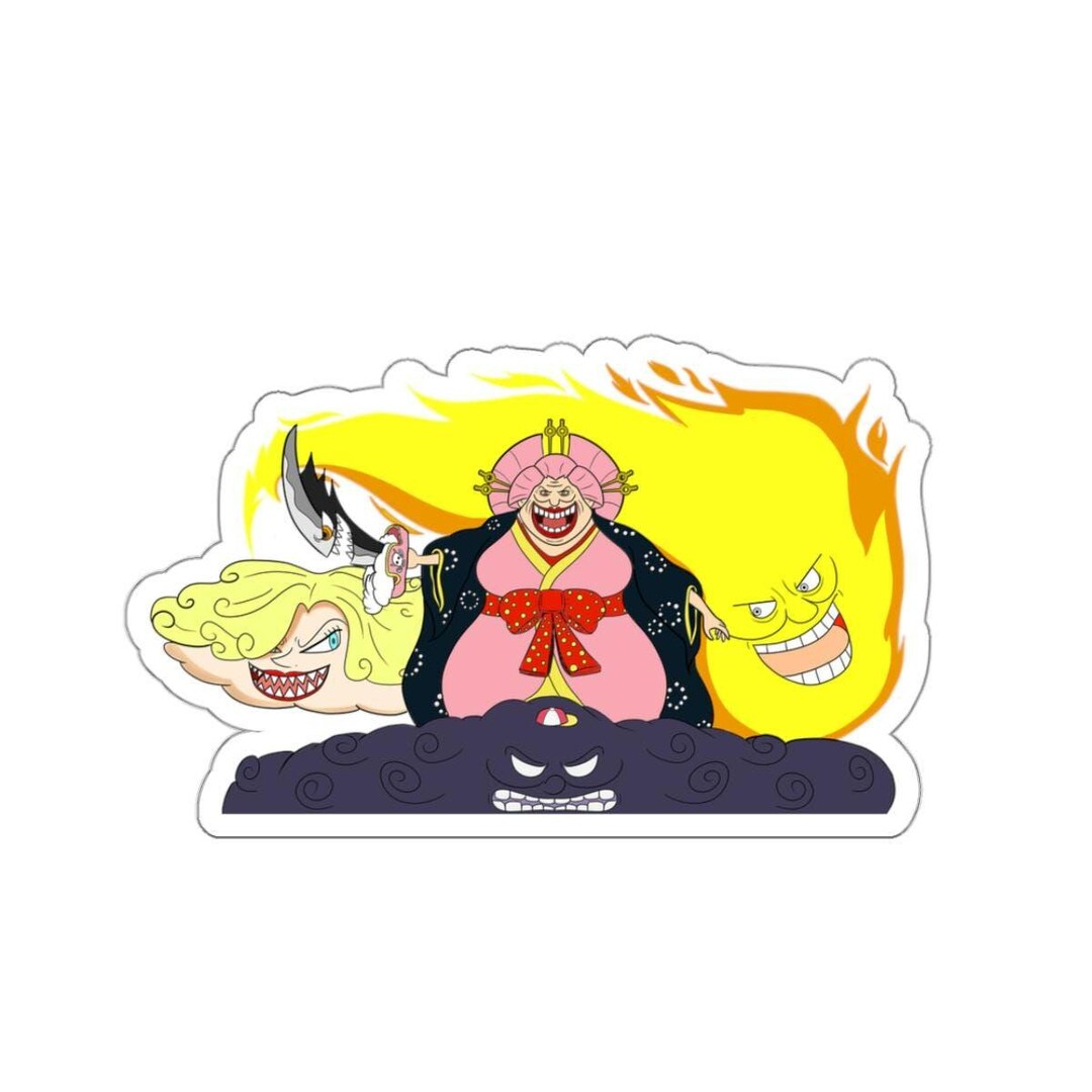 One Piece: Big Mom and Her Homies zeus, Prometheus and Hera Stickers - Etsy