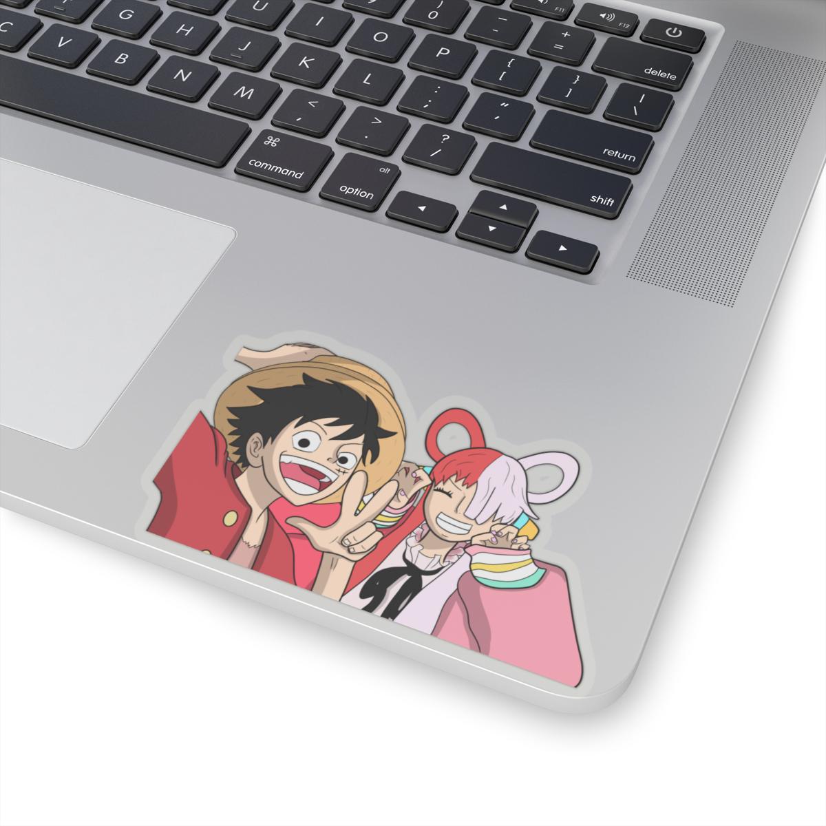 One Piece: Selfie With Luffy & Uta Stickers - Etsy
