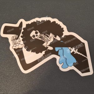 Yo! Brook From One Piece Sticker - Etsy