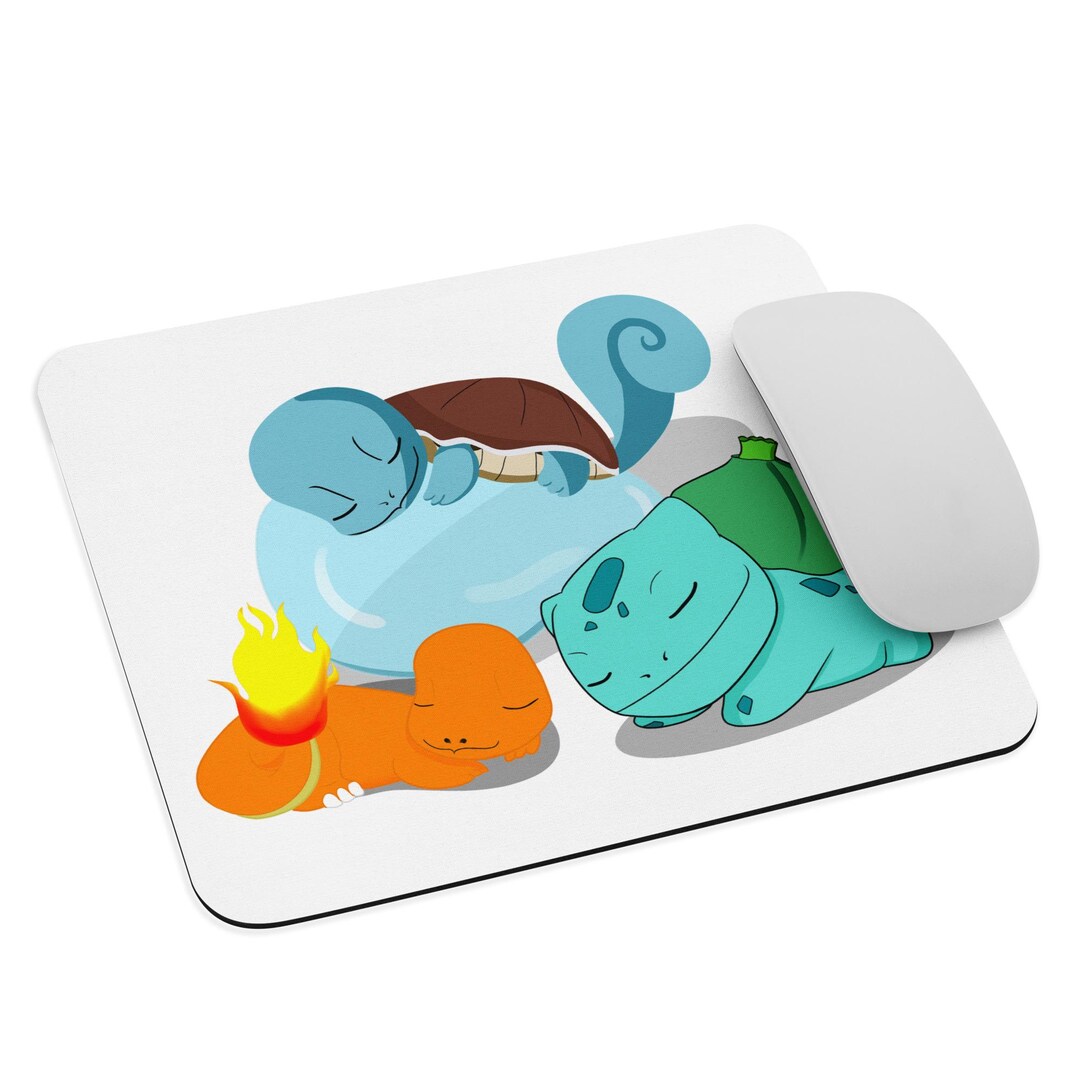 Gen 1 Starters Pokémon Mouse Pad - Etsy