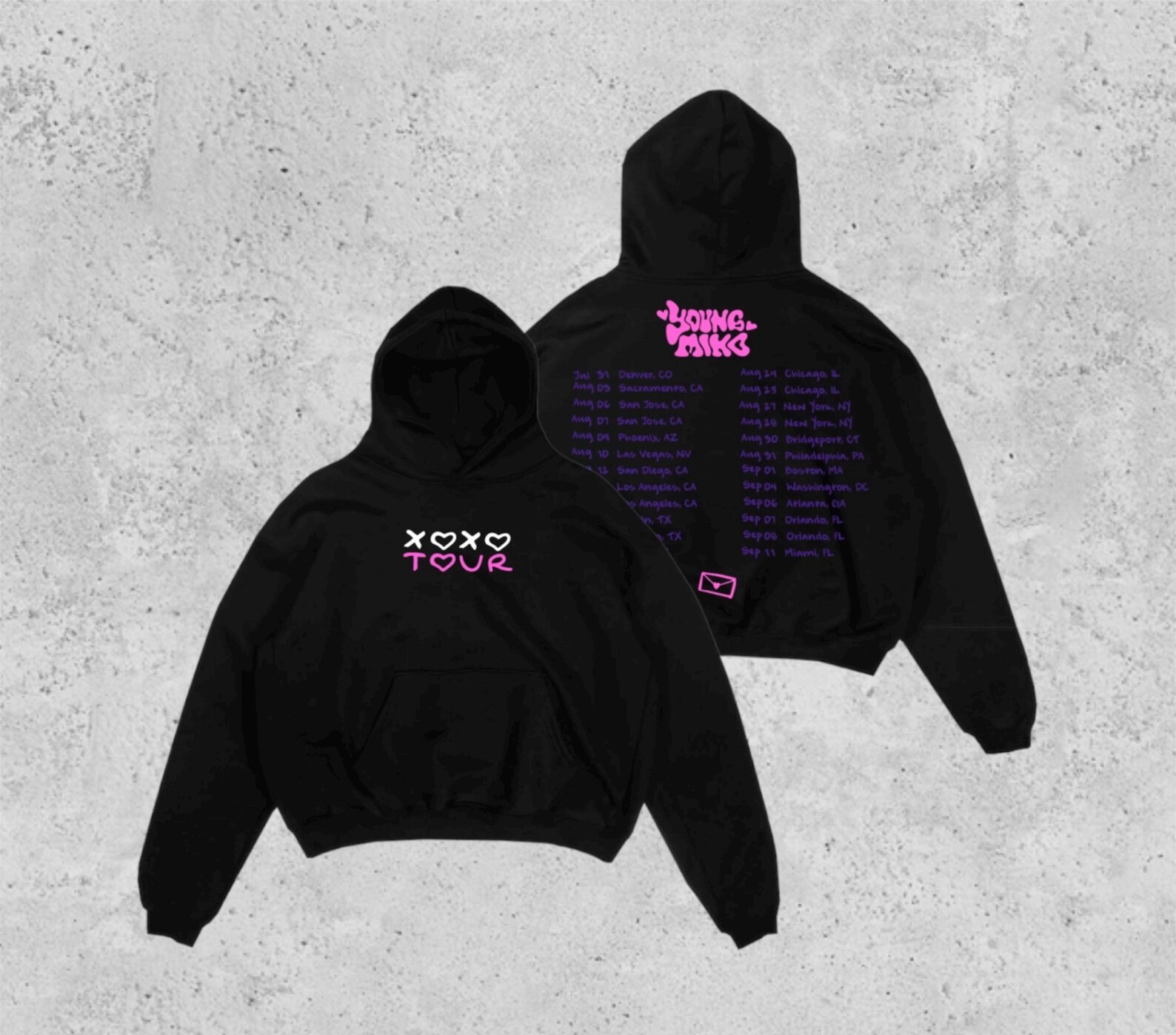 Xoxo Tour Hoodie, Young Miko Hoodie, Xoxo Tour Merch, Young Miko Tour ...