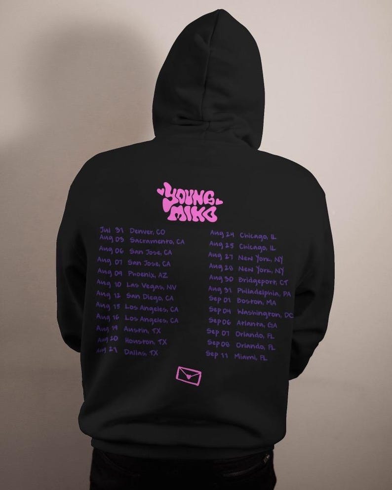 Xoxo Tour Hoodie, Young Miko Hoodie, Xoxo Tour Merch, Young Miko Tour ...